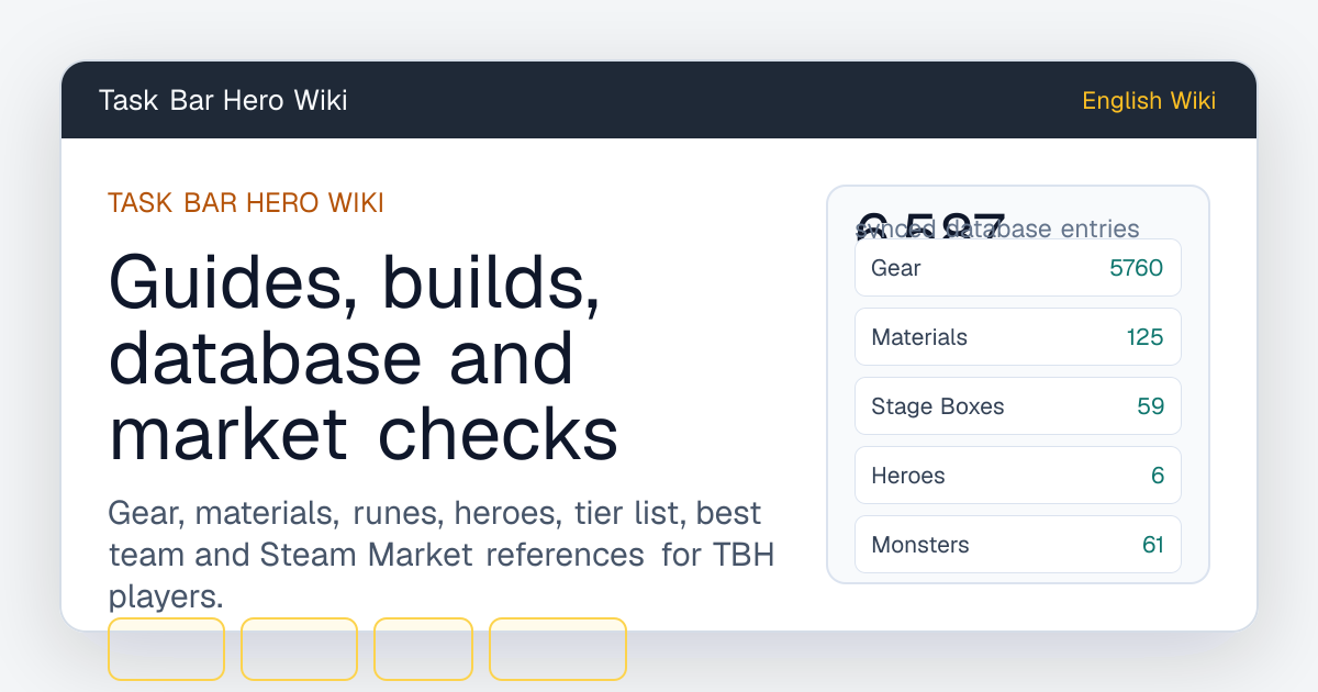 Ranger - Task Bar Hero Heroes Database